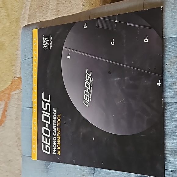 Other | Mobile Fidelity Geodisc Cartridge Alignment Disc | Poshmark